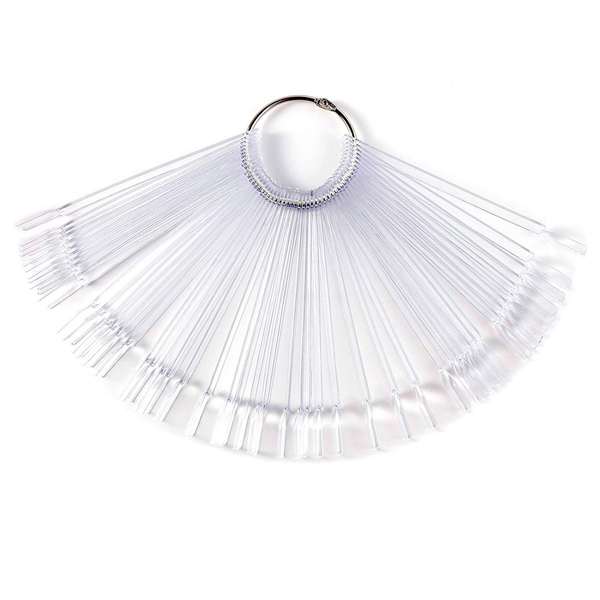 Muestrario Tips transparentes cuadrados de 50 unidades - Structure Nail